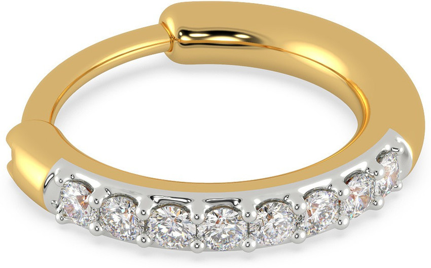 Diamond nose ring price in malabar gold store