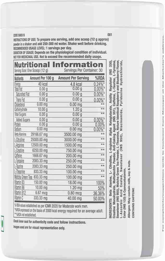 Gnc Pro Performance Amp Pre Workout | EOUA Blog