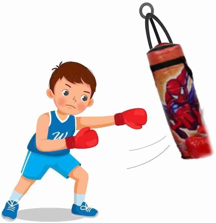Cartoon Kid Punching
