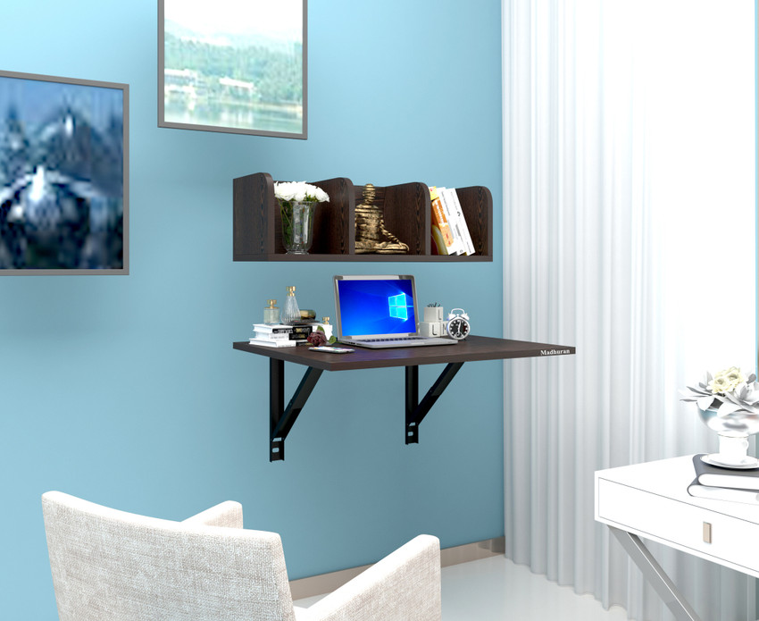 Madhuran Engineered Wood Wall Mounted Laptop Study Table Desk Wooden Wall Shelf Price in India Buy Madhuran Engineered Wood Wall Mounted Laptop Study Table Desk Wooden Wall Shelf online at Flipkart ...