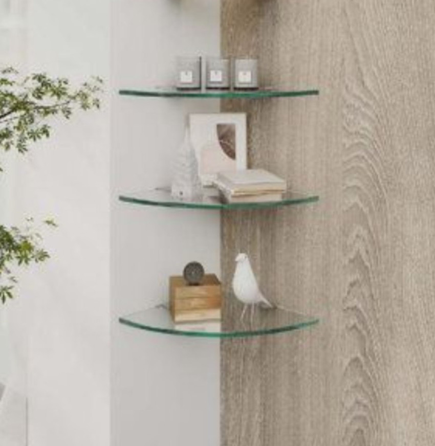Glass corner bookcase store