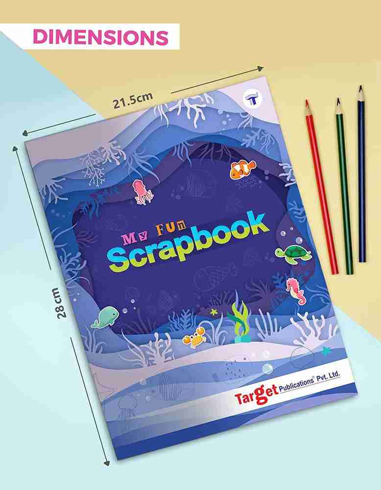 Colorful Scrapbook Cover Design