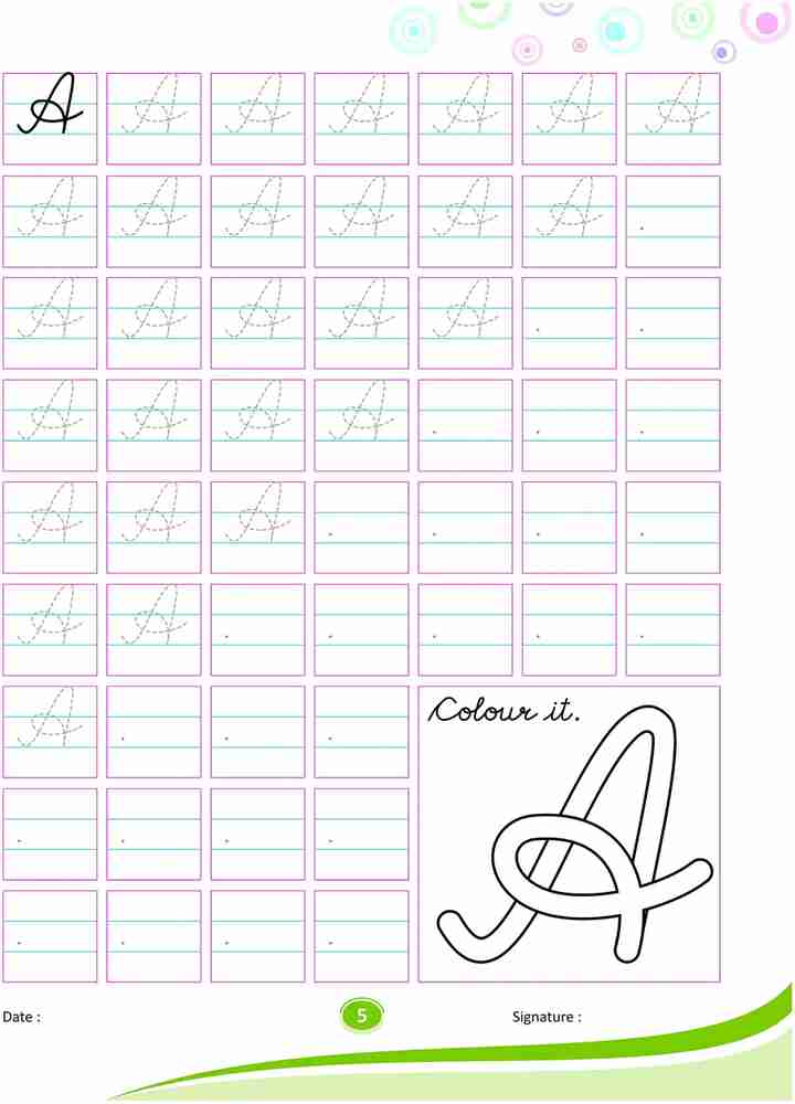 Cursive Writing Worksheets Letter Combinations 14 Cursive Tracing