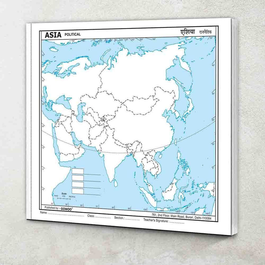Political Map Of Asia Blank