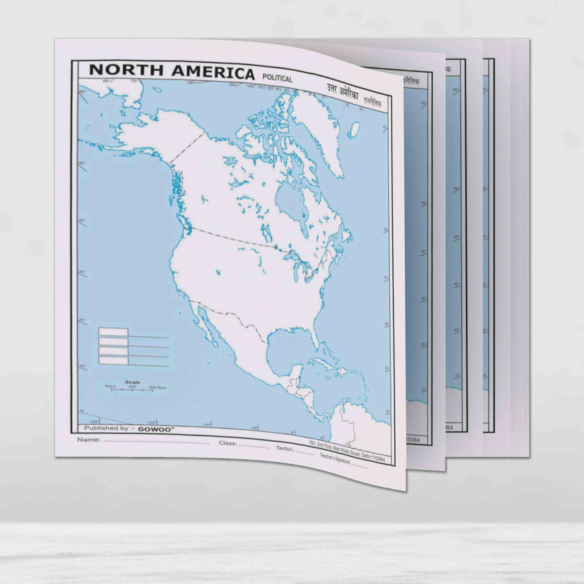 Blank Political Map Of North America Stockits Style: Map Of North