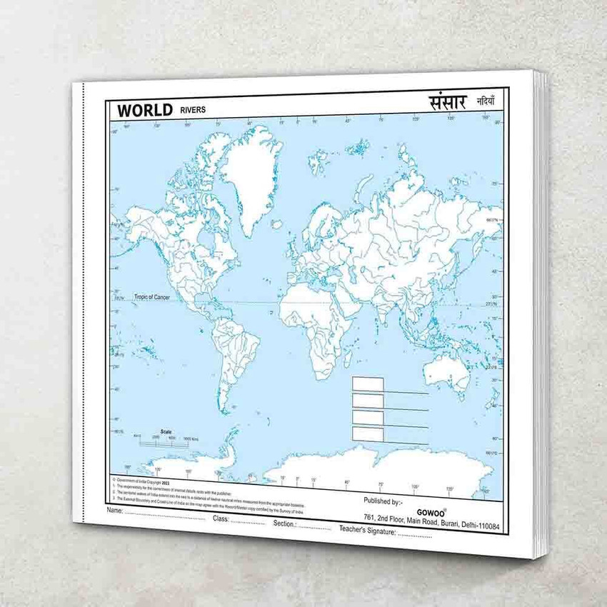 Rivers World Map World Rivers | Teaching Ideas