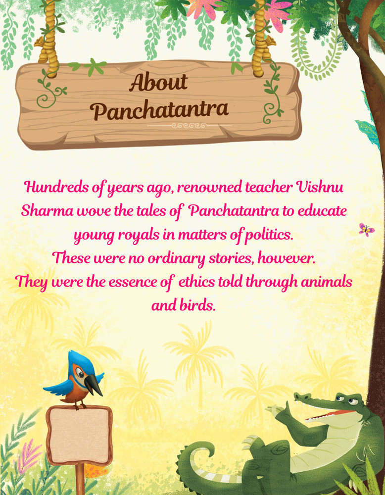 panchatantra stories coloring pages