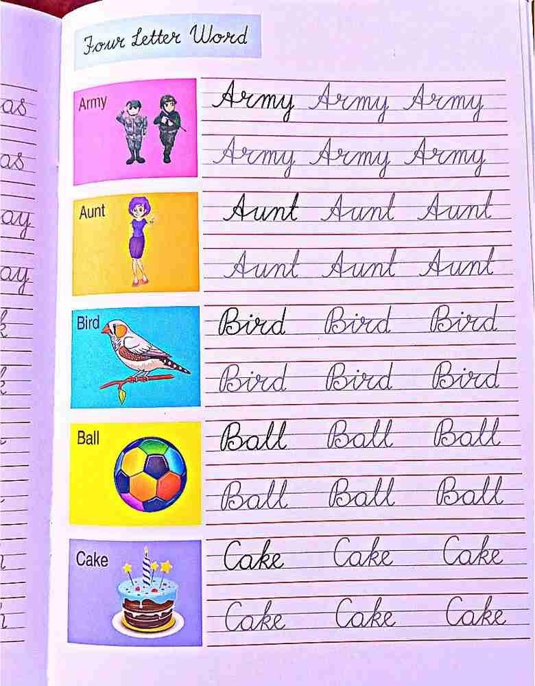 English Handwriting Practice