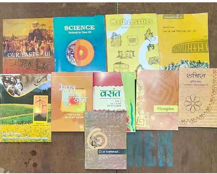 NCERT TEXTBOOK BOOK SET FOR CLASS- 8TH (Vasant-3, Bharat Ki, 57% OFF