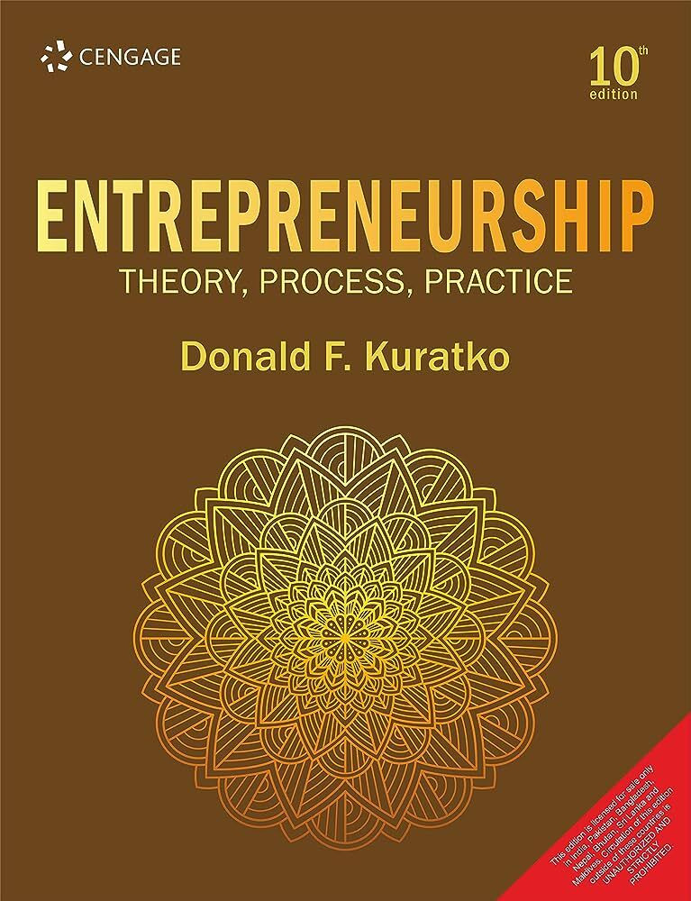 Entrepreneurship Theory And Practice Entrepreneurship: Theory, Process