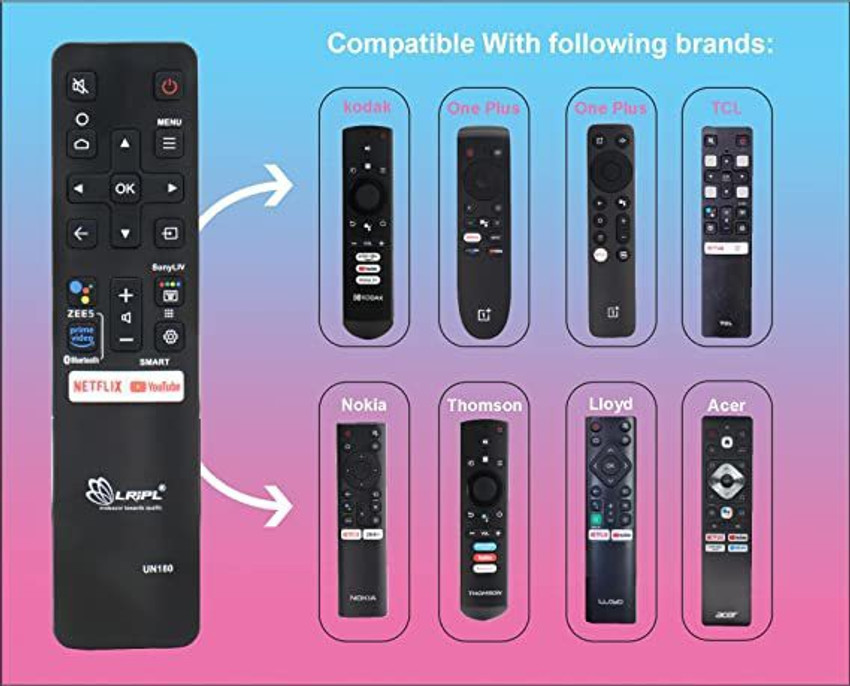 K2 In Universal TV Remote Control For The Following Brand
