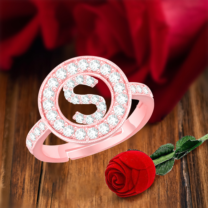 Letter S With Diamonds
