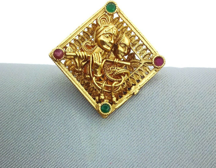 Radha krishna gold ring store