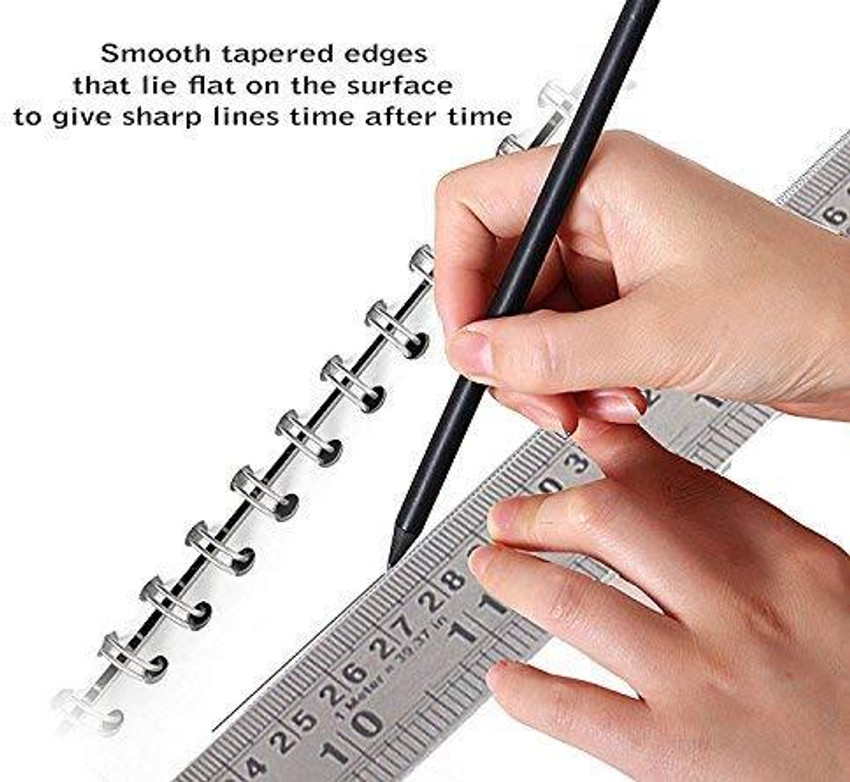 Qatalitic Set of 2 pc. Heavy Duty 24 inch 60 cm Stainless Steel Scale Ruler Flipkart