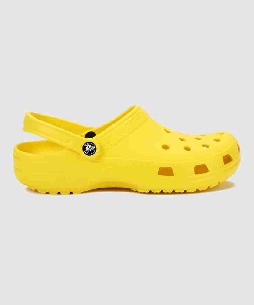 Yellow crocs womens store