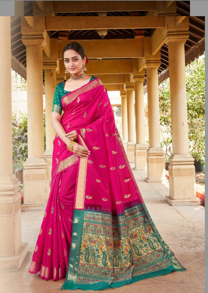 Beautiful Designer Pink Sarees
