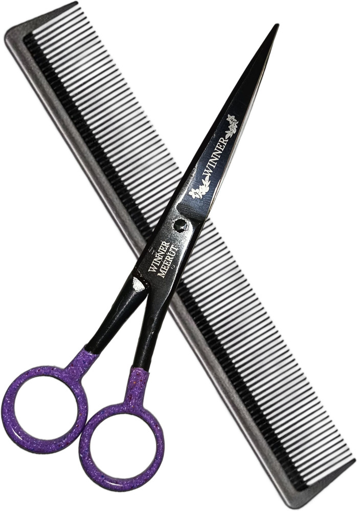 Flipkart STEAD Winner 6 Scissor Comb For Salon Men Women Hair Cutting Scissors Professional Barber Salon Combo