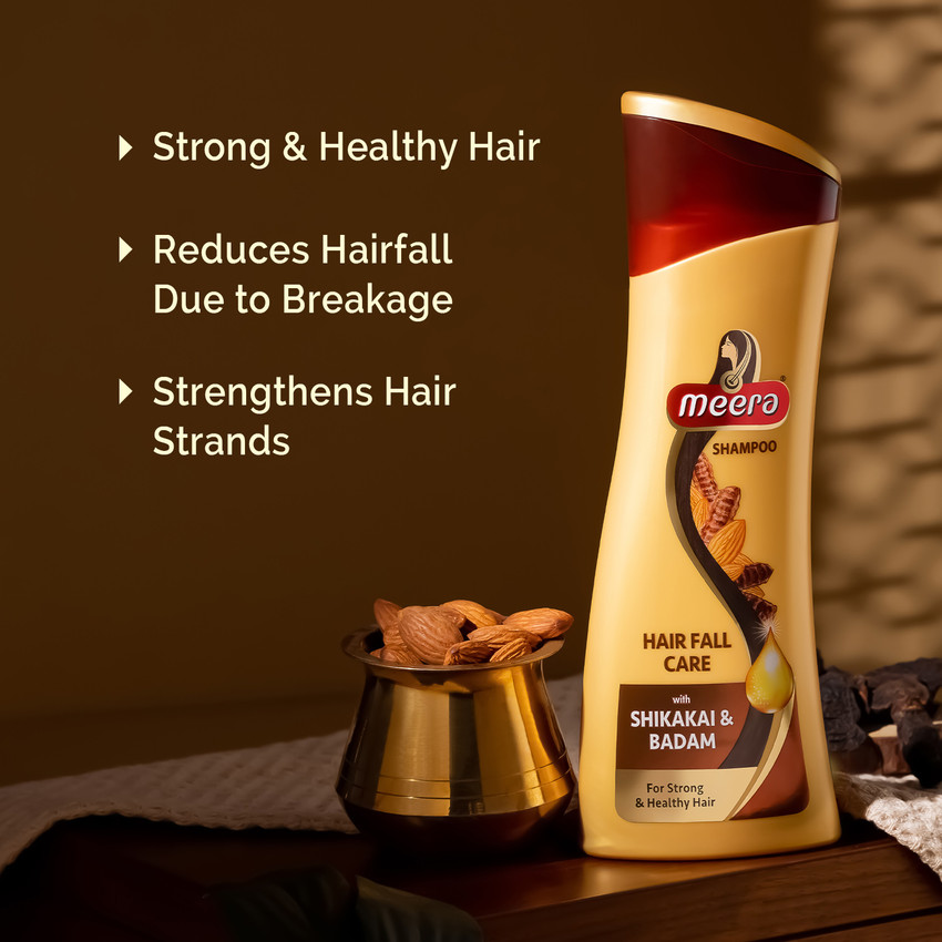Meera Hairfall Care Shampoo With Goodness Of Badam and Shikakai