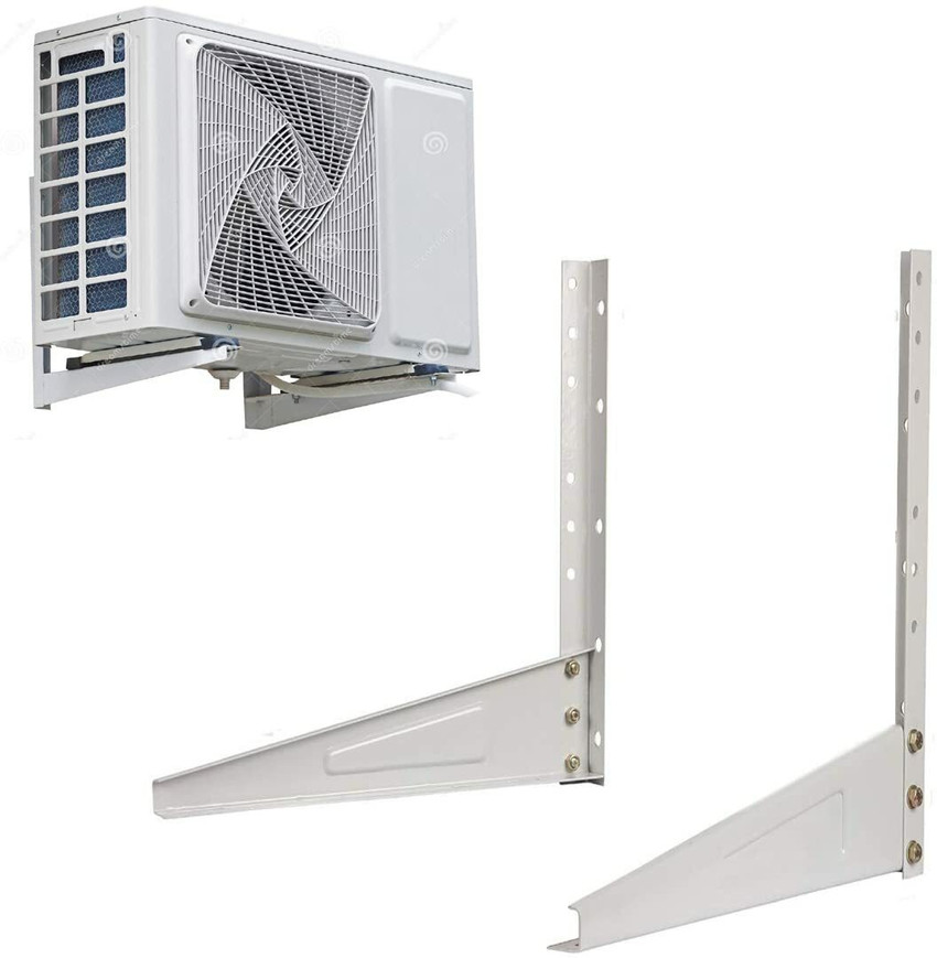 Shopfit Heavy Duty Air Conditioner Outdoor Wall Mounting Brackets Ac out door stand for 1 Ton 1.1 Ton 1.2 Ton 1.5 Ton 2 Ton Outdoor Units Shelf Bracket Price in India