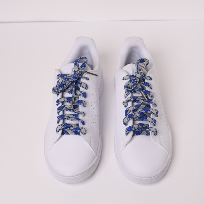 Blue Shoe Lace Pattern