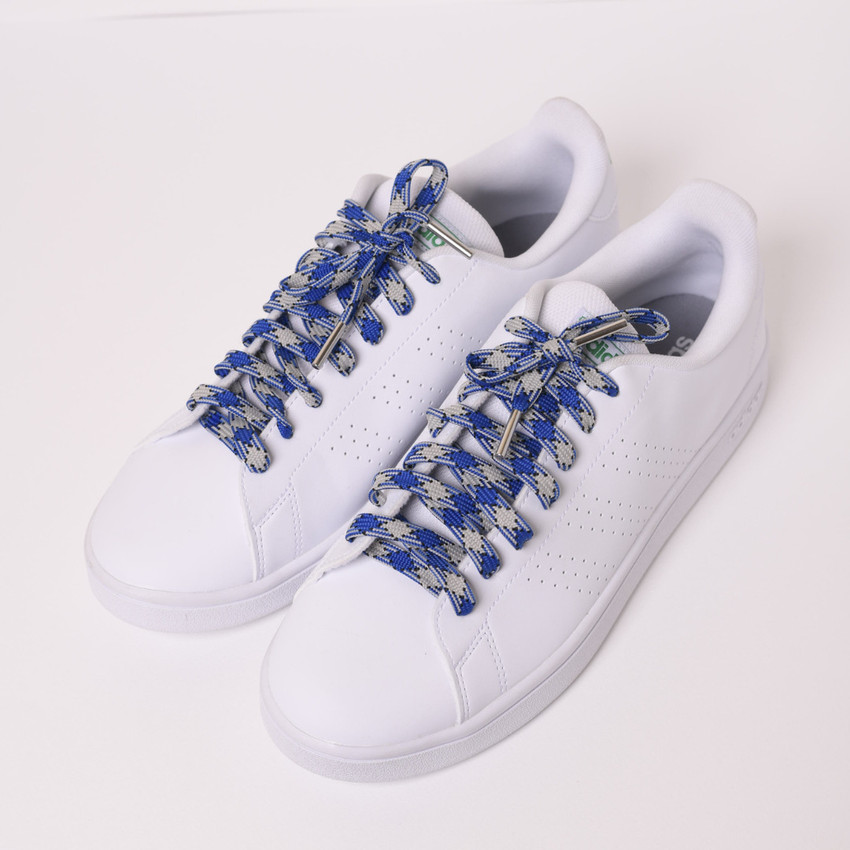 Blue Shoe Lace Pattern