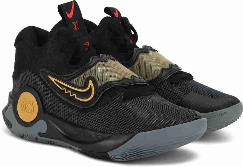 Yellow Nike Mens Kd Trey X Basketball Shoe Color Pop Rack