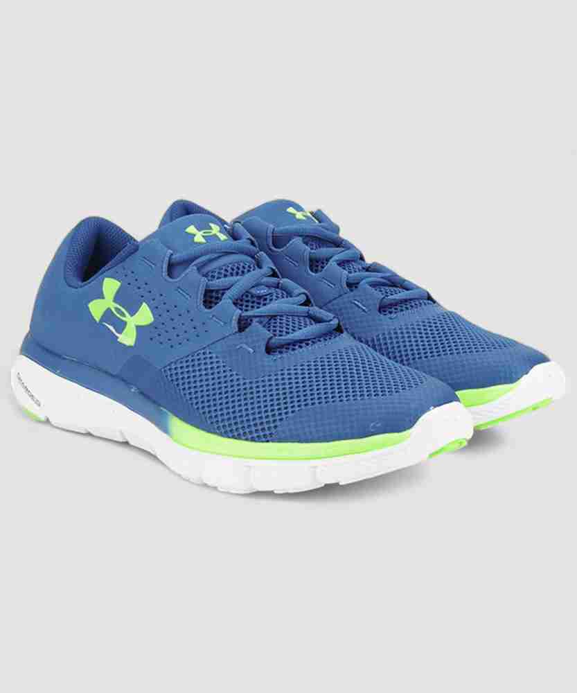 UNDER ARMOUR Speedform Fortis 2 Running Shoes For Men Buy BLUE WHITE YELLOW Color UNDER ARMOUR Speedform Fortis 2 Running Shoes For Men Online at Best Price Shop Online for Footwears in India Flipkart...
