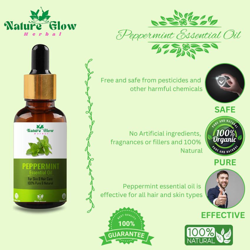 Nature Glow Herbal Pure Peppermint Essential oil Headache relief products Pack of 2 Price in India Buy Nature Glow Herbal Pure Peppermint Essential oil Headache relief products