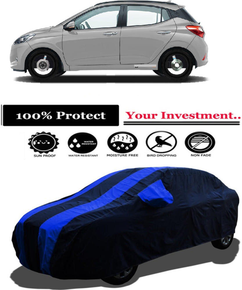 Amexride Car Cover For Hyundai Grand I10 Nios Sportz 1.2 Kappa VTVT Dual Tone With Mirror Pockets Price in India Buy Amexride Car Cover For Hyundai Grand I10 Nios Sportz 1.2