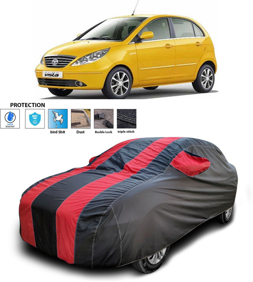 GOSHIV car and bike accessories Car Cover For Tata Indica Vista With Mirror Pockets Price in India Buy GOSHIV car and bike accessories Car Cover For Tata Indica Vista With Mirror Pockets online