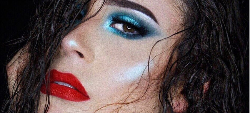 Blue highlighter makeup store