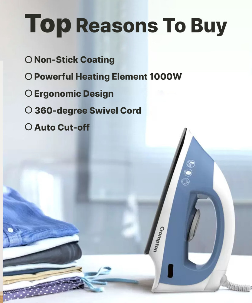 Crompton brio iron store