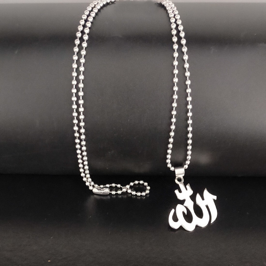 Shiv Jagdamba Religious Islamic Allah Locket With Chain Sterling Silver Stainless Steel Pendant Set Price in India Buy Shiv Jagdamba Religious Islamic Allah Locket With Chain Sterling Silver Stainless...