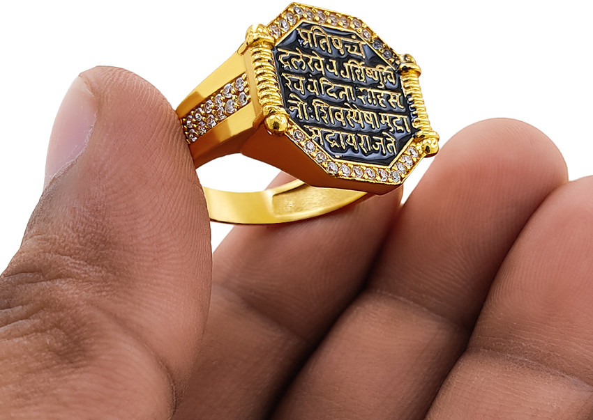 Rajmudra gold ring design store