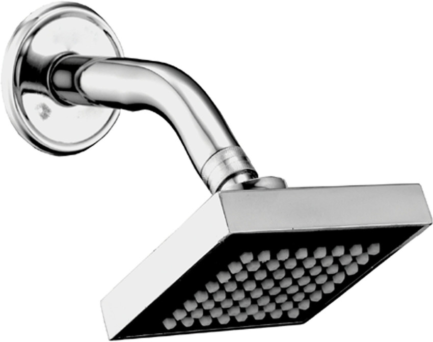 Pu Bath Jaquar 4x4 Abs Bend Shower With 9 Ss Round Arm Rain Flow Head Shower Shower Head