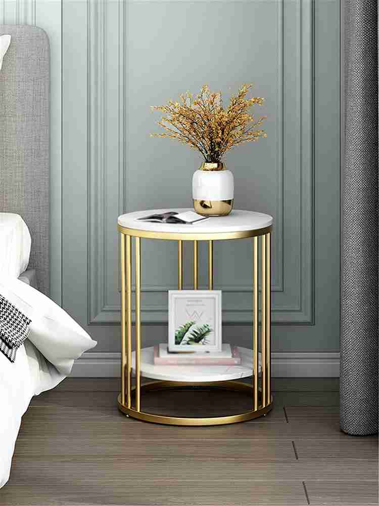 White corner end table store