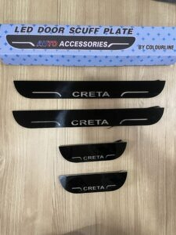 COLOURLINE Car exterior door led foot step scuff sill plate Creta. Door Sill Plate Door Sill Plate Price in India Buy COLOURLINE Car exterior door led foot step scuff sill plate