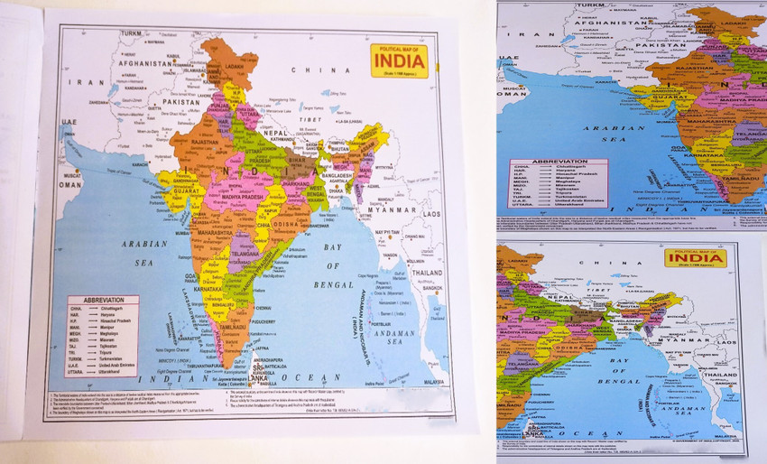 Map Of India Sketch Maps Of The World