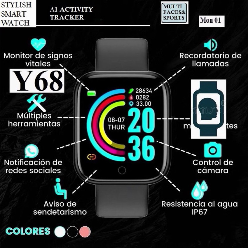 SMARTWATCH LUO ?? Reloj Elegante Y Multifuncional, Muy, 59% OFF