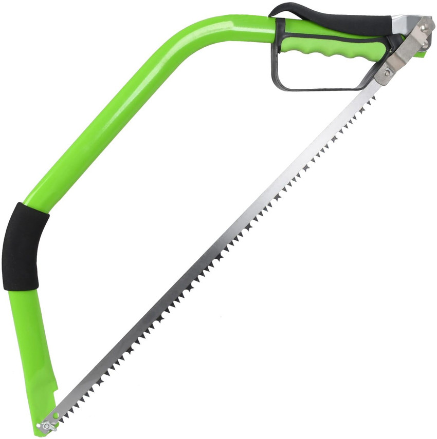 OUTO 24 Inch Hacksaw for Wood Tree Cutting Heavy Duty Professional Heavy Duty Professional Mini Pruning Bow Saw High Strength Carbon Steel Pipe Duct