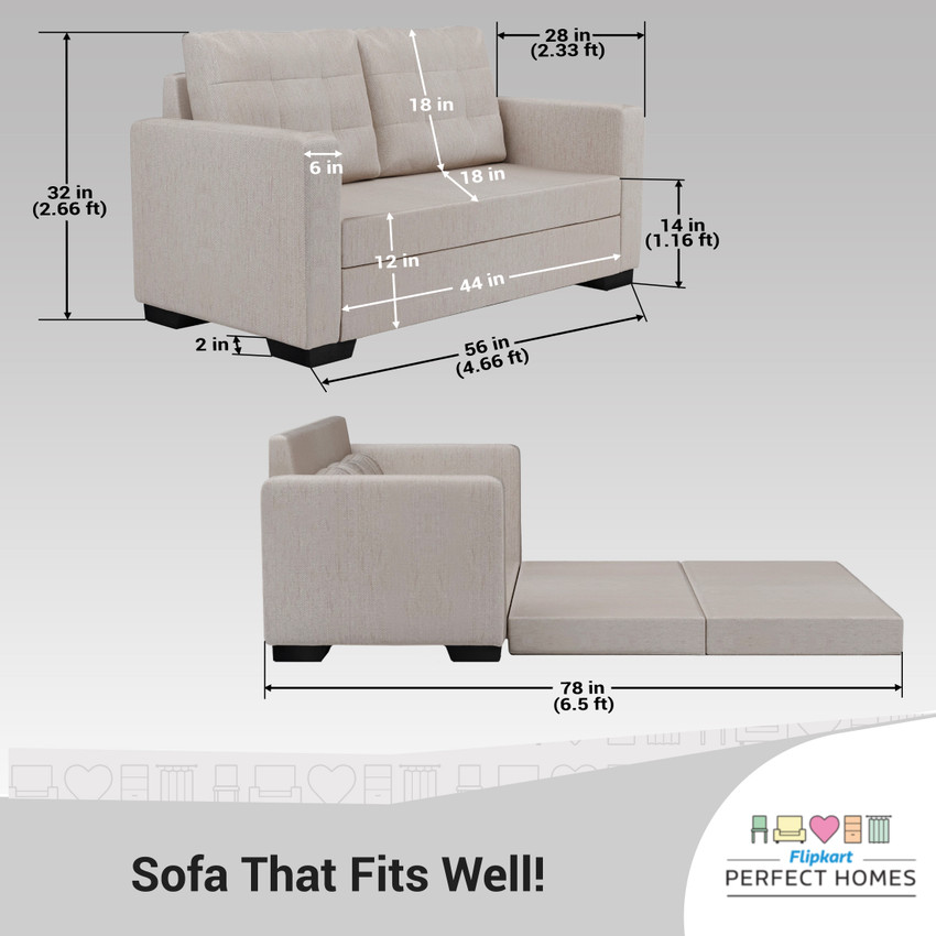 Flipkart Perfect Homes Daisy Classic 2 in 1 Convertible 2 Seater Double Solid Wood Fold Out Sofa Cum Bed Price in India Buy Flipkart Perfect Homes Daisy Classic 2 in 1