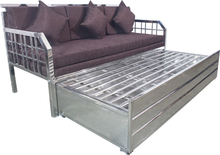 SoftSoul FURNITURE 3 Seater Single Metal Pull Out Sofa Cum Bed Price in India Buy SoftSoul FURNITURE 3 Seater Single Metal Pull Out Sofa Cum Bed online at Flipkart