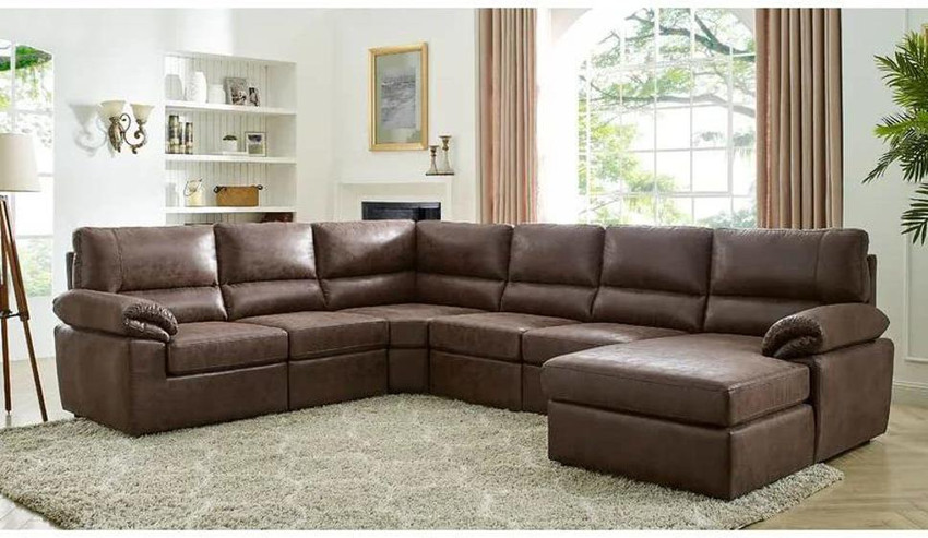 Comfort Couch Zyon 7 Seater Leather U Shape Sofa For Living Room Leather 7 Seater Sofa Price in India Buy Comfort Couch Zyon 7 Seater Leather U Shape Sofa For Living