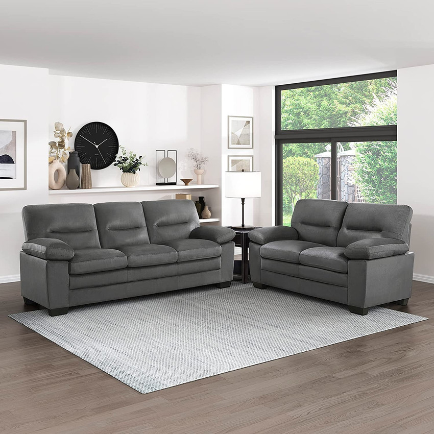 Dark Grey Sofa Set | Baci Living Room