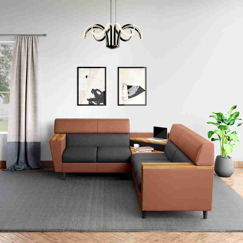 Godrej Interio Vertex Leatherette 5 Seater Sofa Price in India Buy Godrej Interio Vertex Leatherette 5 Seater Sofa online at Flipkart