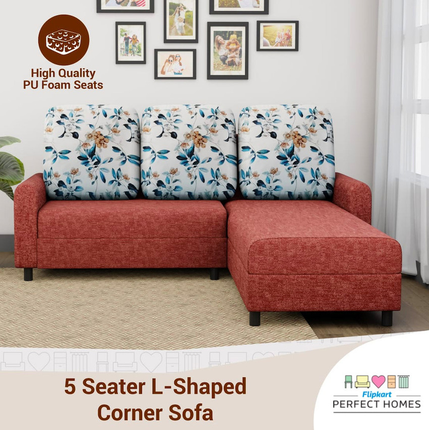 Flipkart Perfect Homes Ivory RHS Fabric 5 Seater Sofa Price in India Buy Flipkart Perfect Homes Ivory RHS Fabric 5 Seater Sofa online at Flipkart