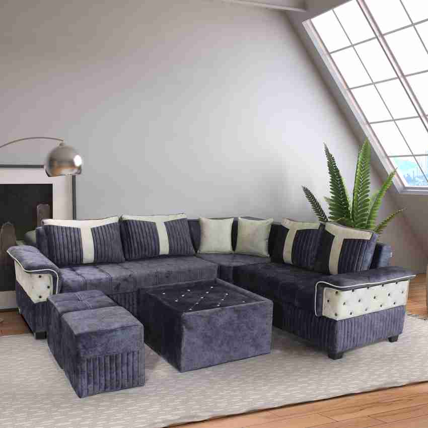 Urban Daily Cozy L Shape Fabric 8 Seater Sofa Price in India Buy Urban Daily Cozy L Shape Fabric 8 Seater Sofa online at Flipkart