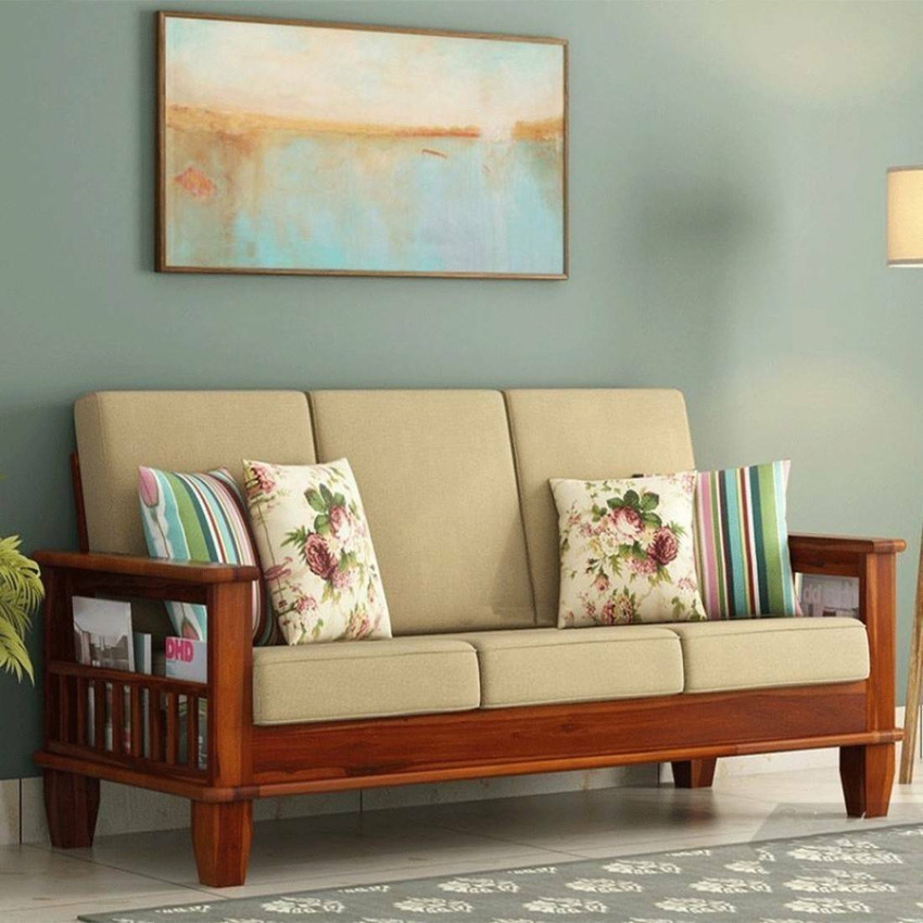 Flipkart wooden sofa set store