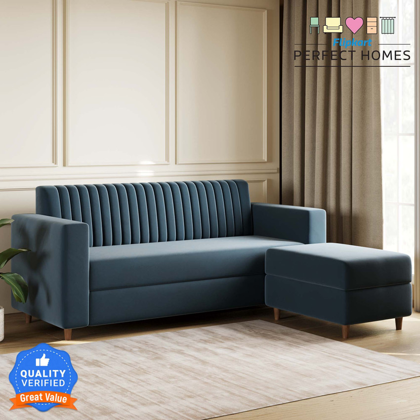Flipkart Perfect Homes Barley Fabric 3 1 Sofa Set