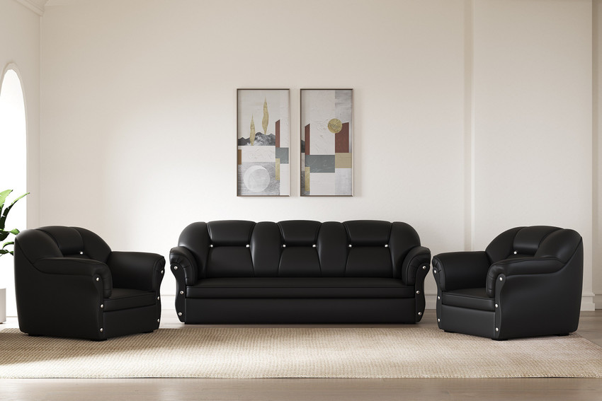 Flipkart Perfect Homes Bella Leatherette 3 1 1 Sofa Set Price in India Buy Flipkart Perfect Homes Bella Leatherette 3 1 1 Sofa Set online at Flipkart